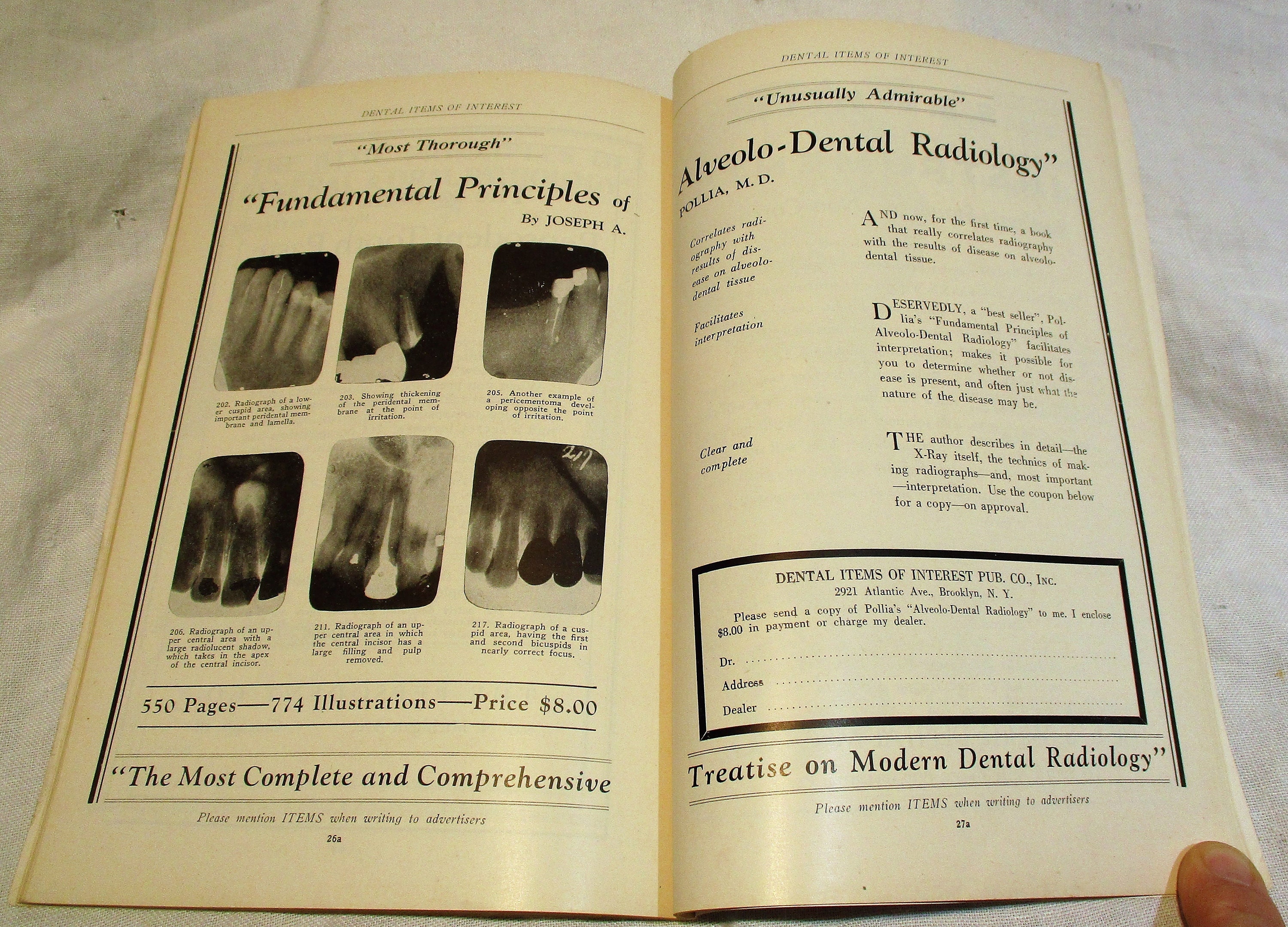 1920s Dental Journal: Antique Dentistry Medical Science Publication - Etsy