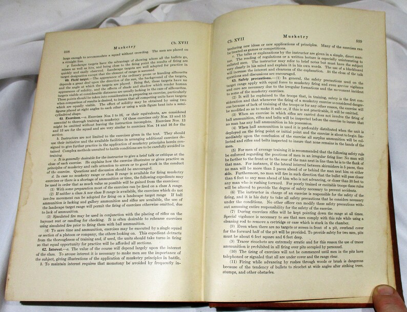 1927 ROTC US Army Infantry Training Manual Military Training - Etsy