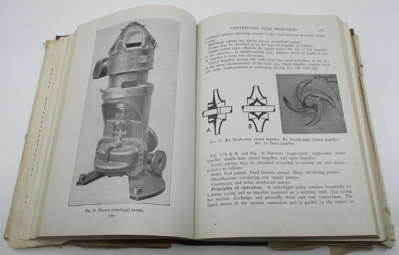 1944 Marine Engine and Fire Room Guide, Marine Machinery, Physics ...