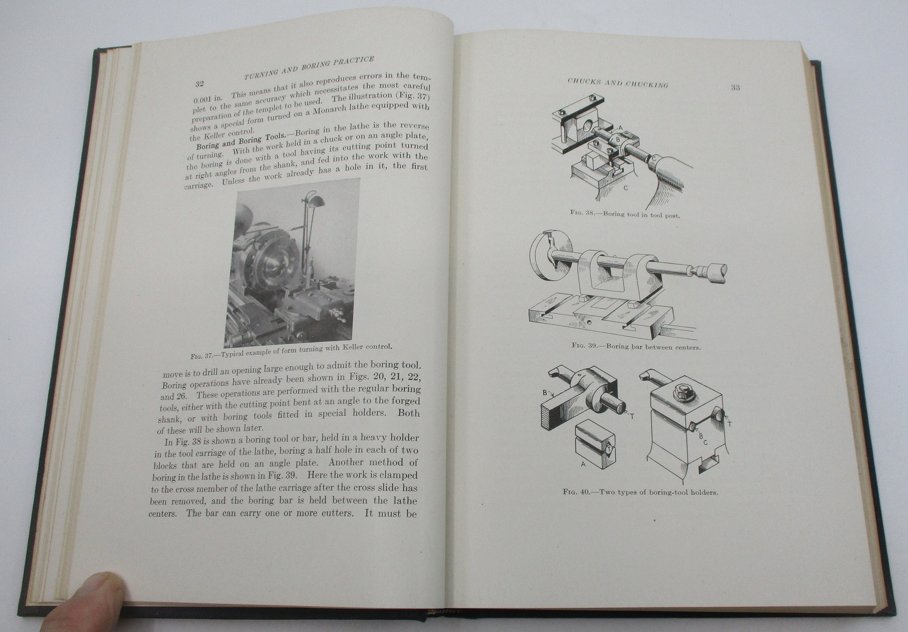 1936 Turning and Boring Practice, Industrial Factory Machinists ...