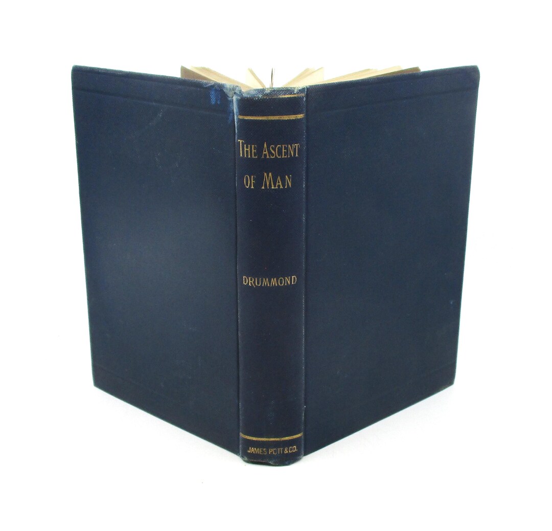 The Ascent of Man, 1894 Antique Evolution Lectures, Drummond - Etsy