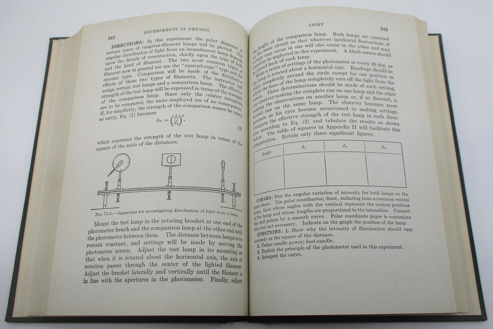 1942 Physics Experiments Manual: Vintage Science Pedagogy Handbook - Etsy