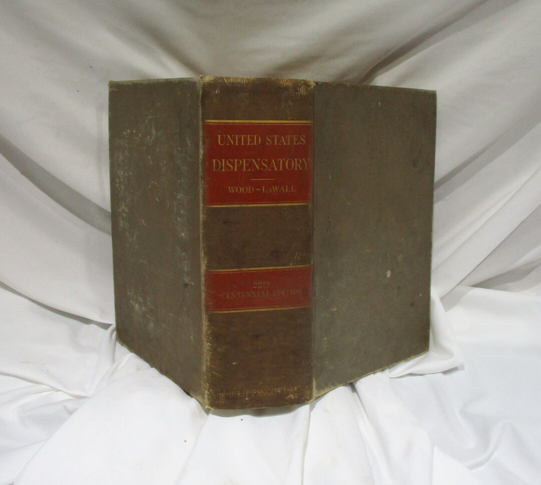 1937 American Dispensatory Materia Medica Pharmacology and - Etsy