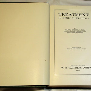 1938 Treatment in General Practice, Diagnosis, Diseases, Internal ...