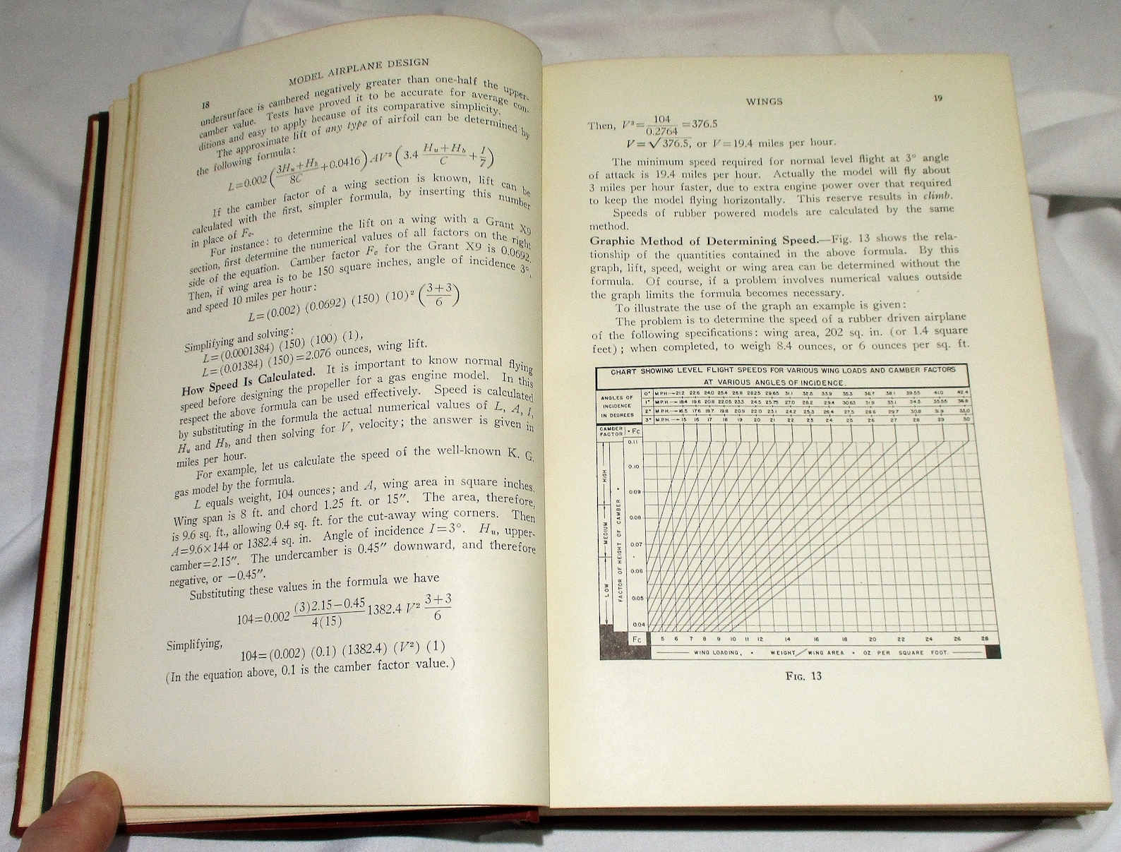 1943 Model Airplane Design and Theory of Flight, Book of Model ...
