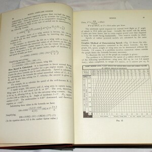 1943 Model Airplane Design and Theory of Flight, Book of Model ...