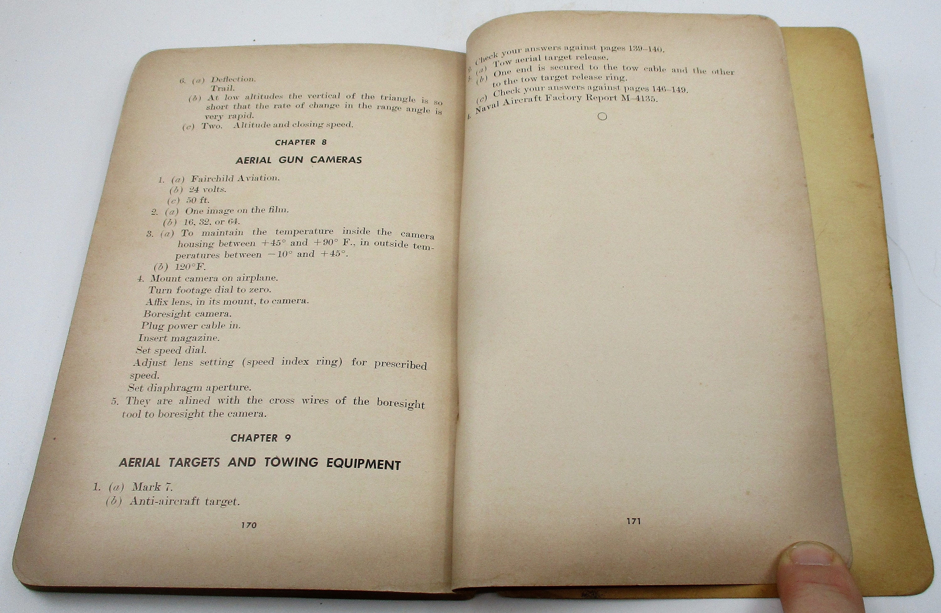 1944 Aircraft Fire Control: US Navy Training Course Book - Etsy