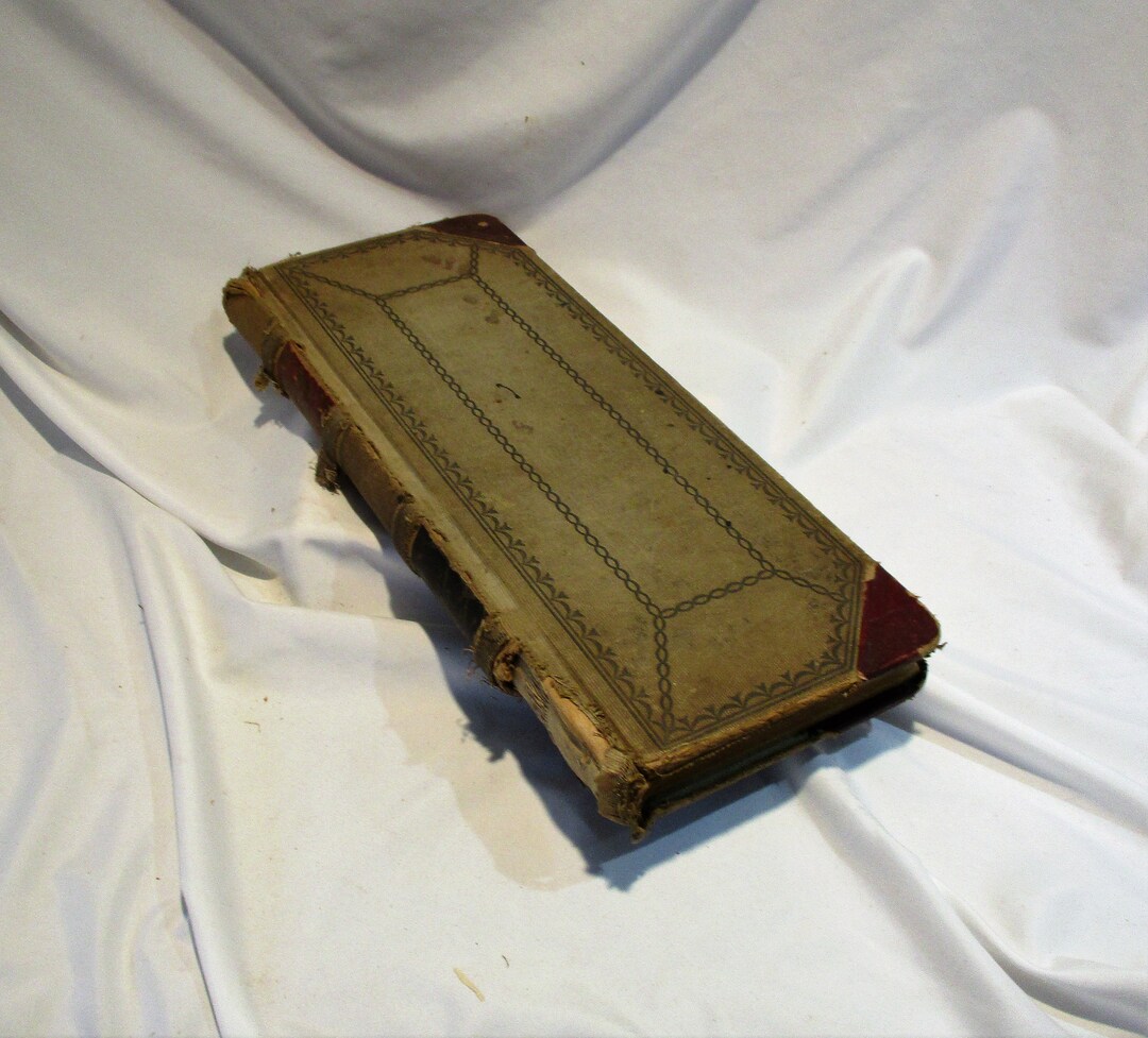 1934 Antique Cloth Ledger, Farm Feed or Farm Supply or Flour and Grain ...