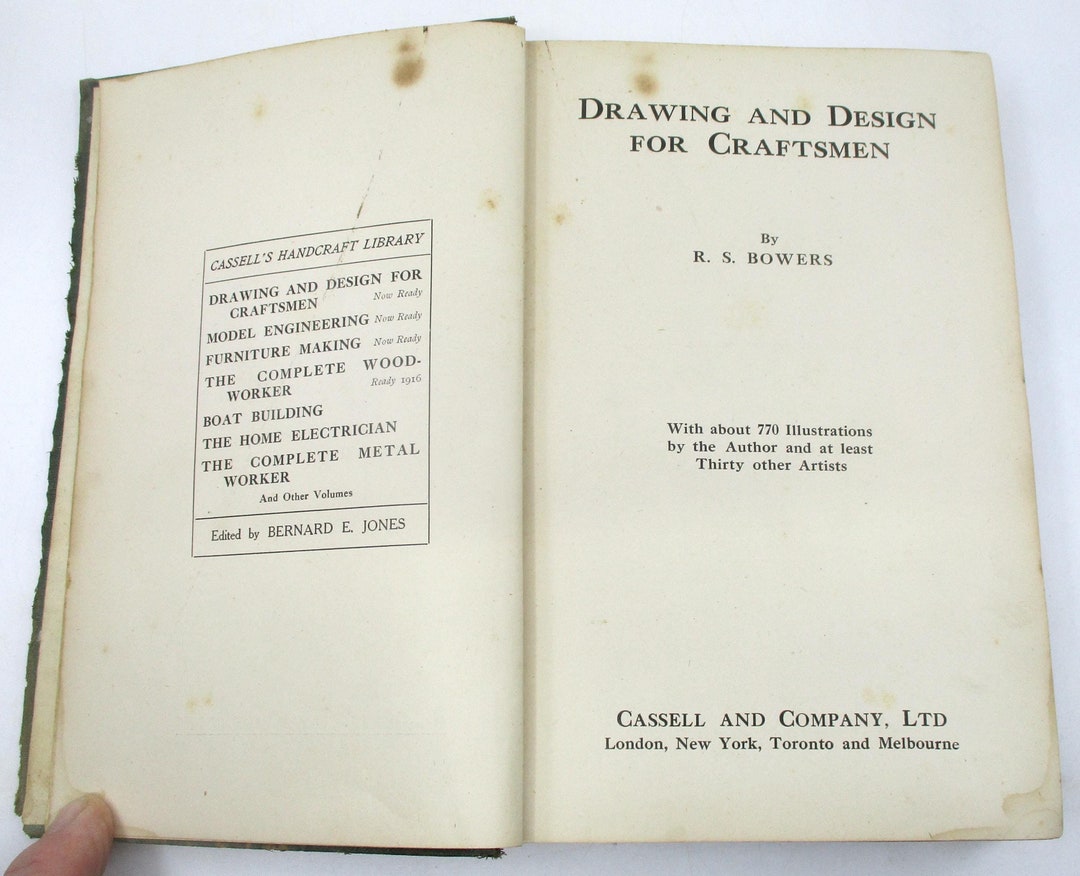 1916 Drawing and Design for Craftsmen, Old Engineering and Drafting ...