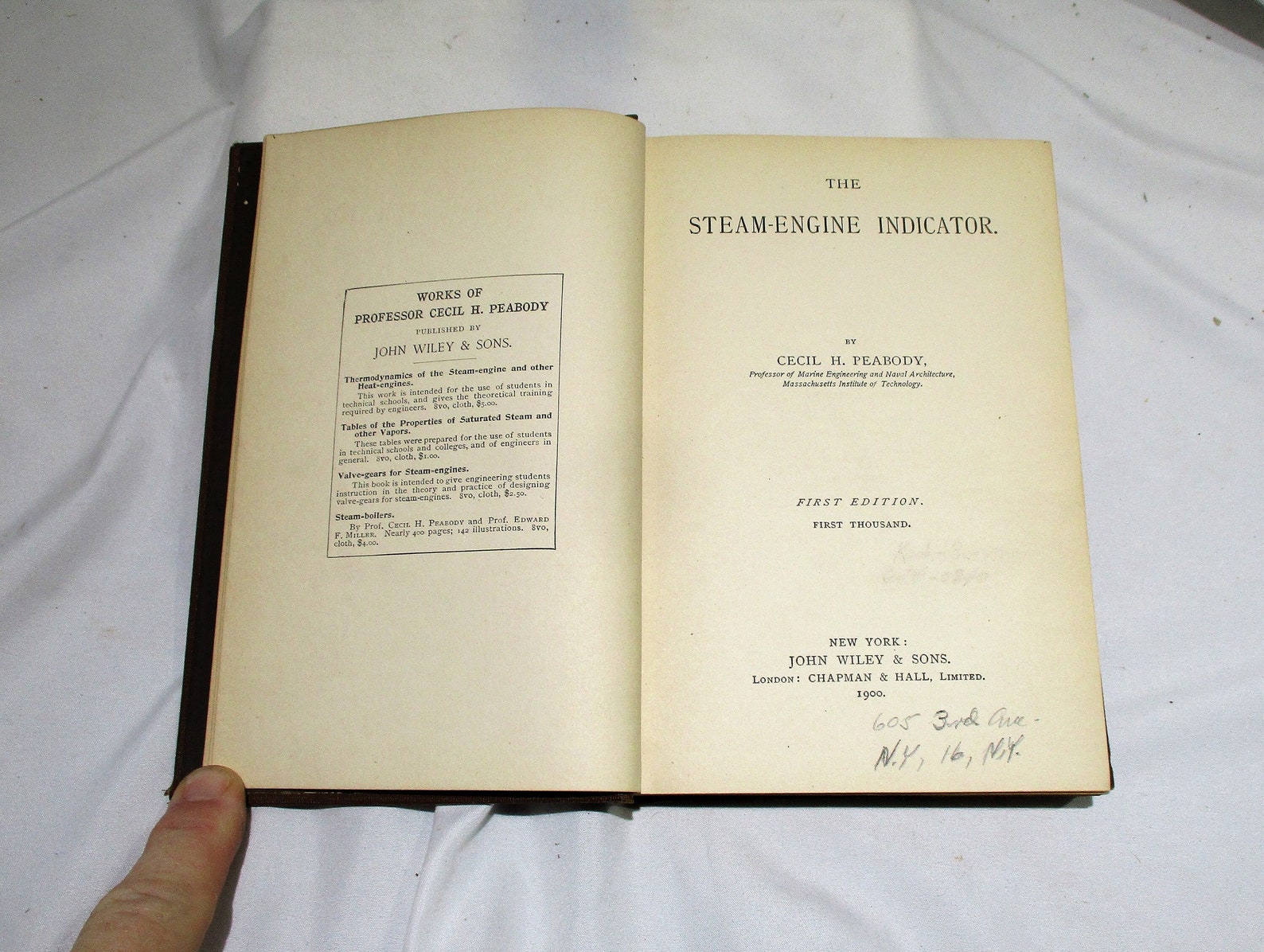 1900 Steam Engine Indicator First Edition Antiquarian Book - Etsy