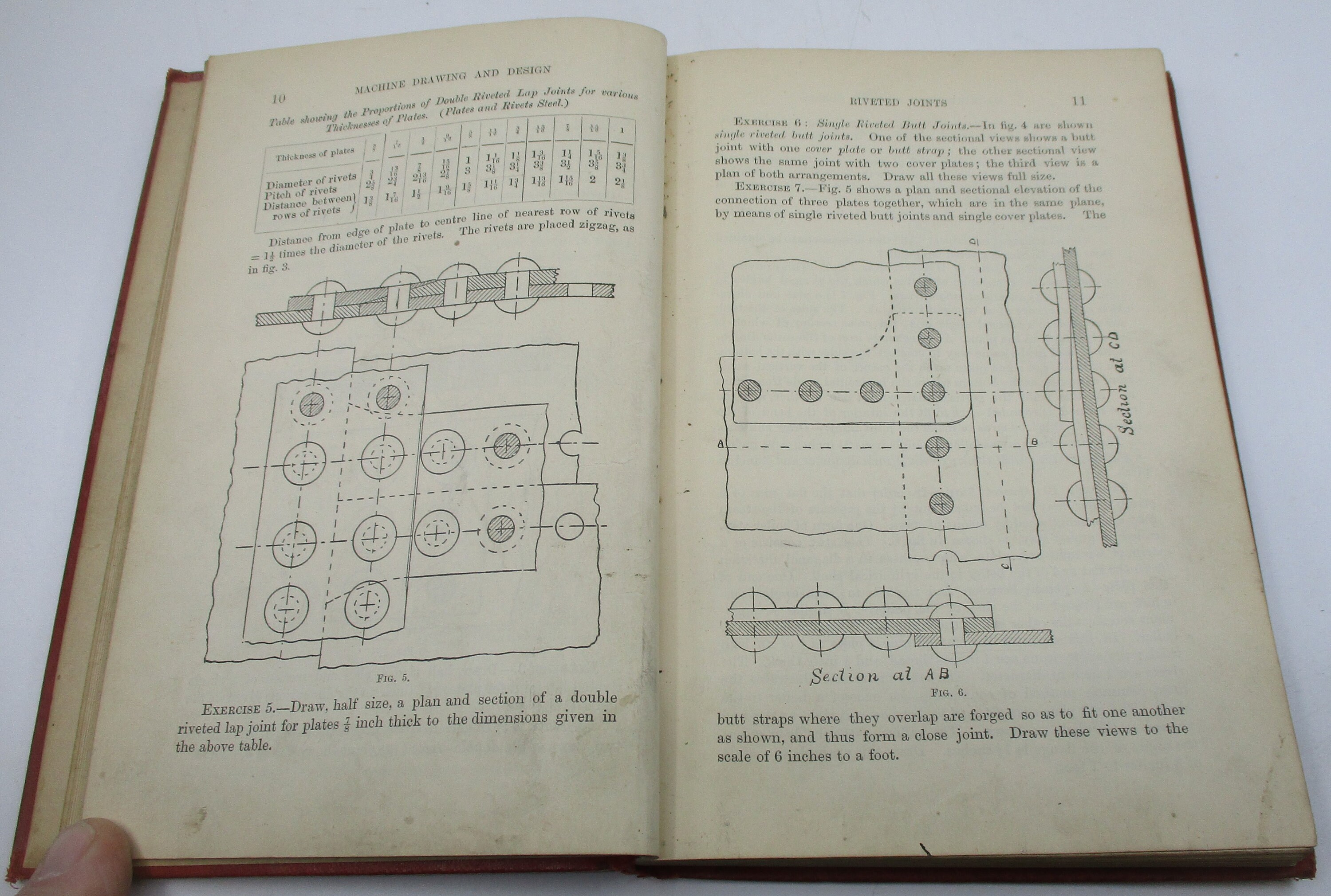 1903 Machine Drawing and Design, Industrial Factory Machinists Handbook ...