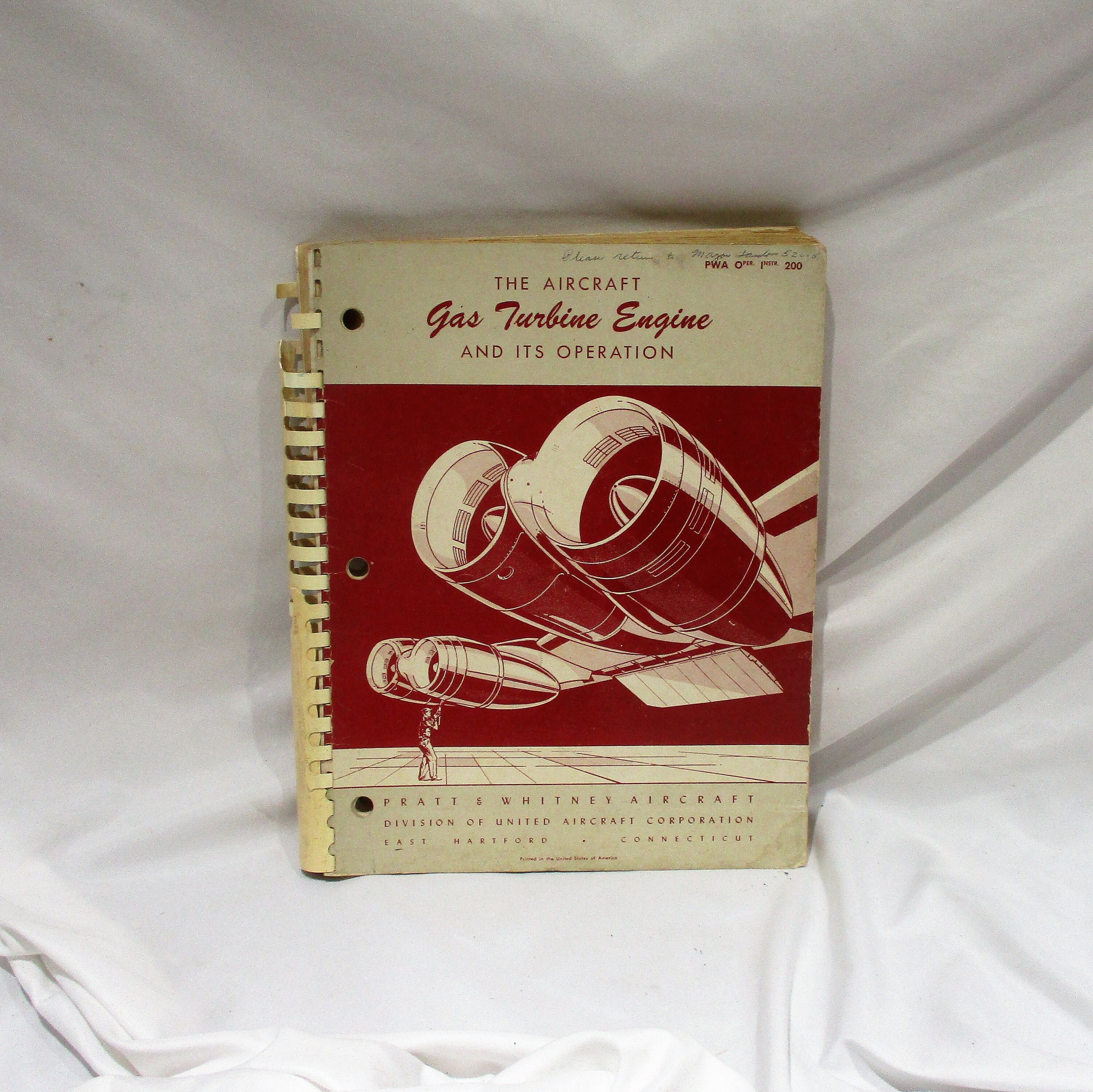 1965 Pratt & Whitney Gas Turbine Engine Installation Engineering ...