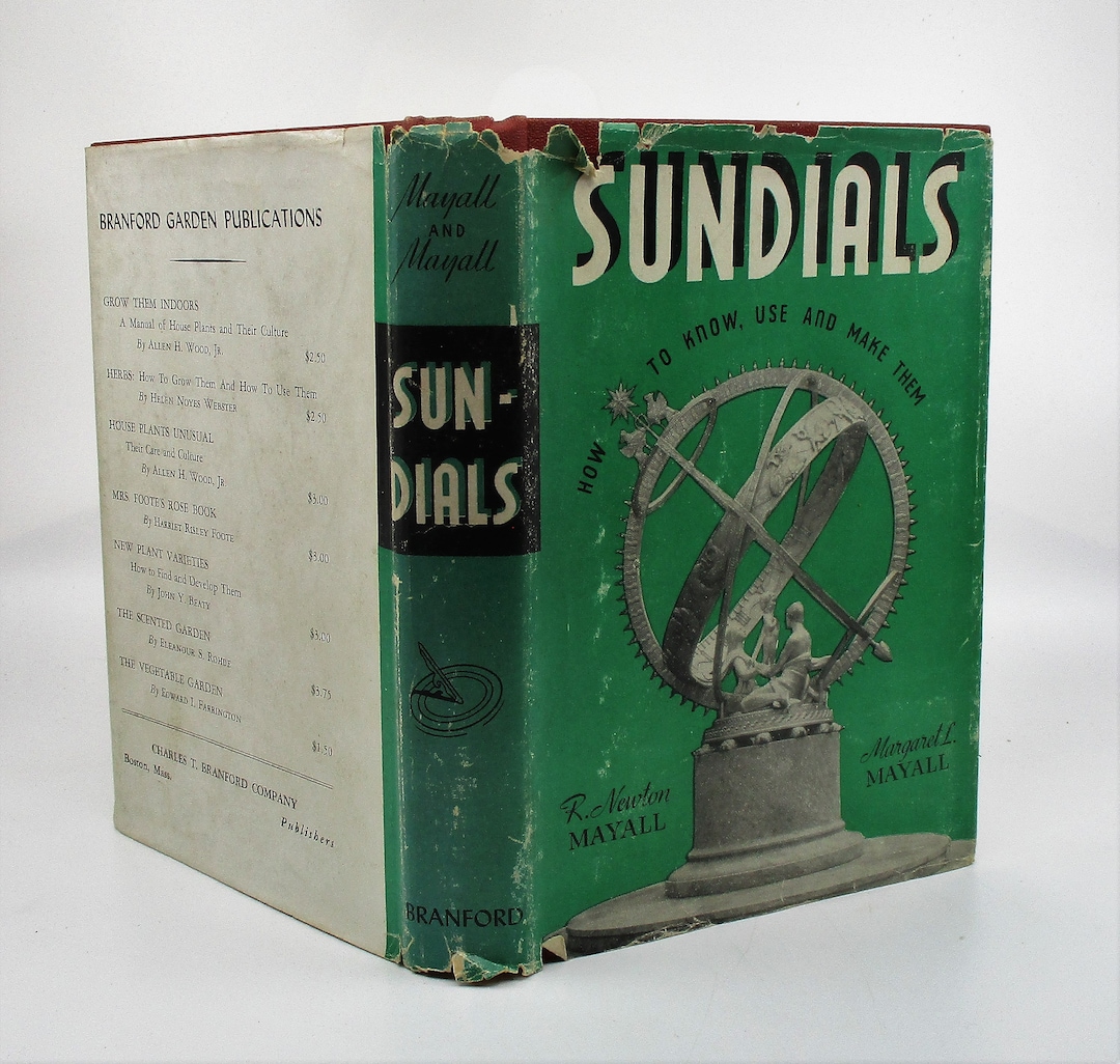 1951 Sundials, How to Make and Use Them, Vintage Time, Clock, and ...