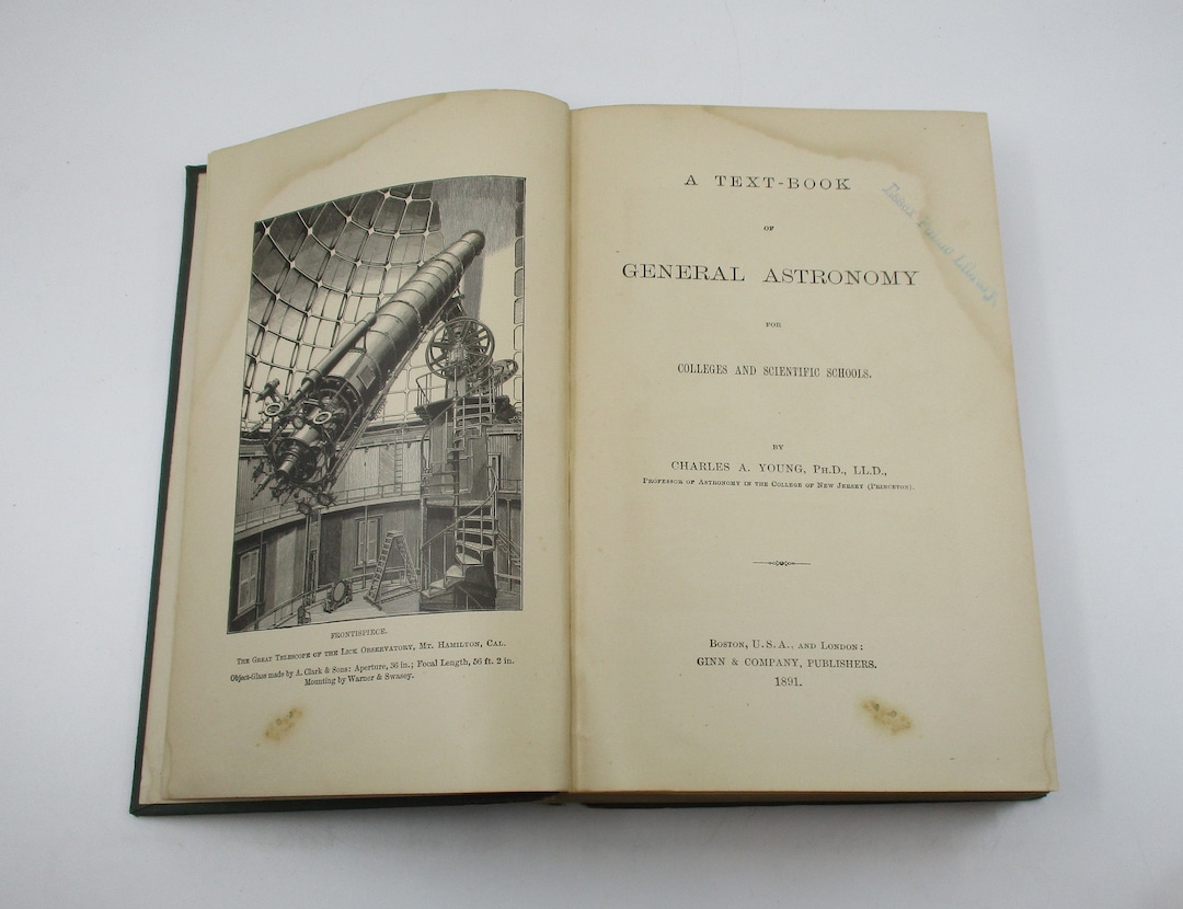 1891 General Astronomy, Solar System, Stars, Meteors, Comets ...