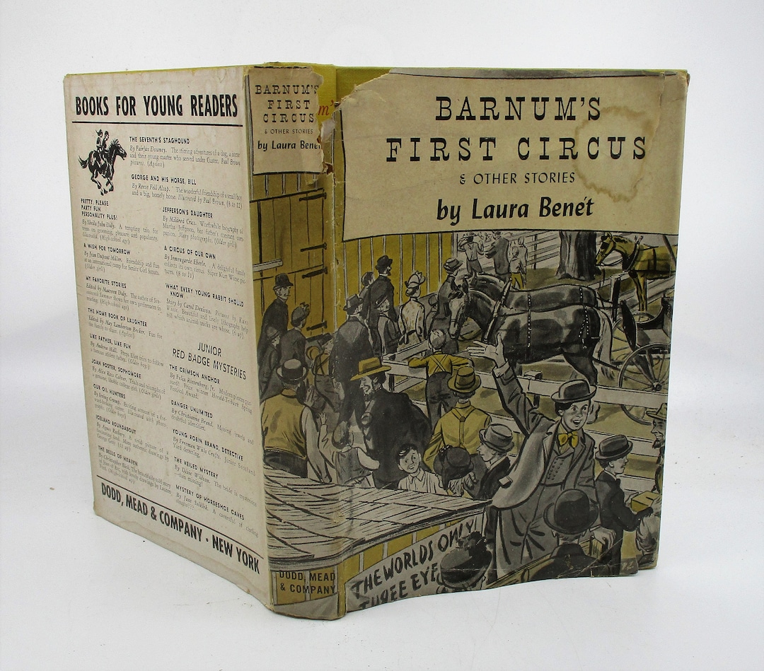 1949 Barnum's First Circus, Stories for Children, Child's Reader - Etsy