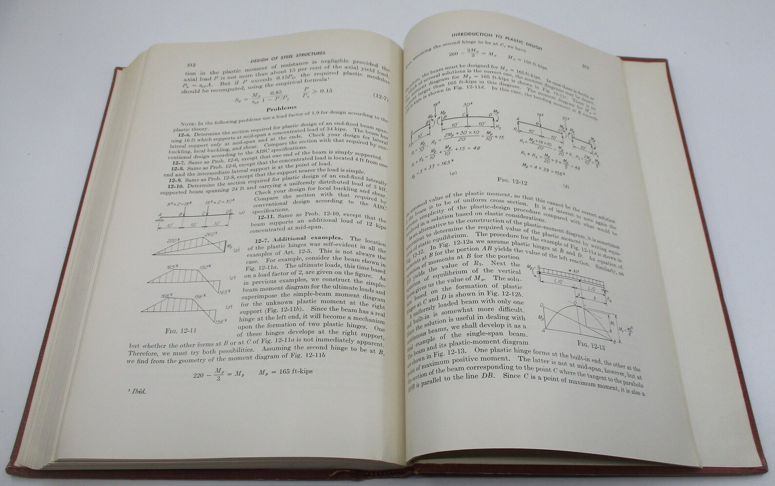 1957 Architectural and Civil Engineering Book, Design of Steel ...