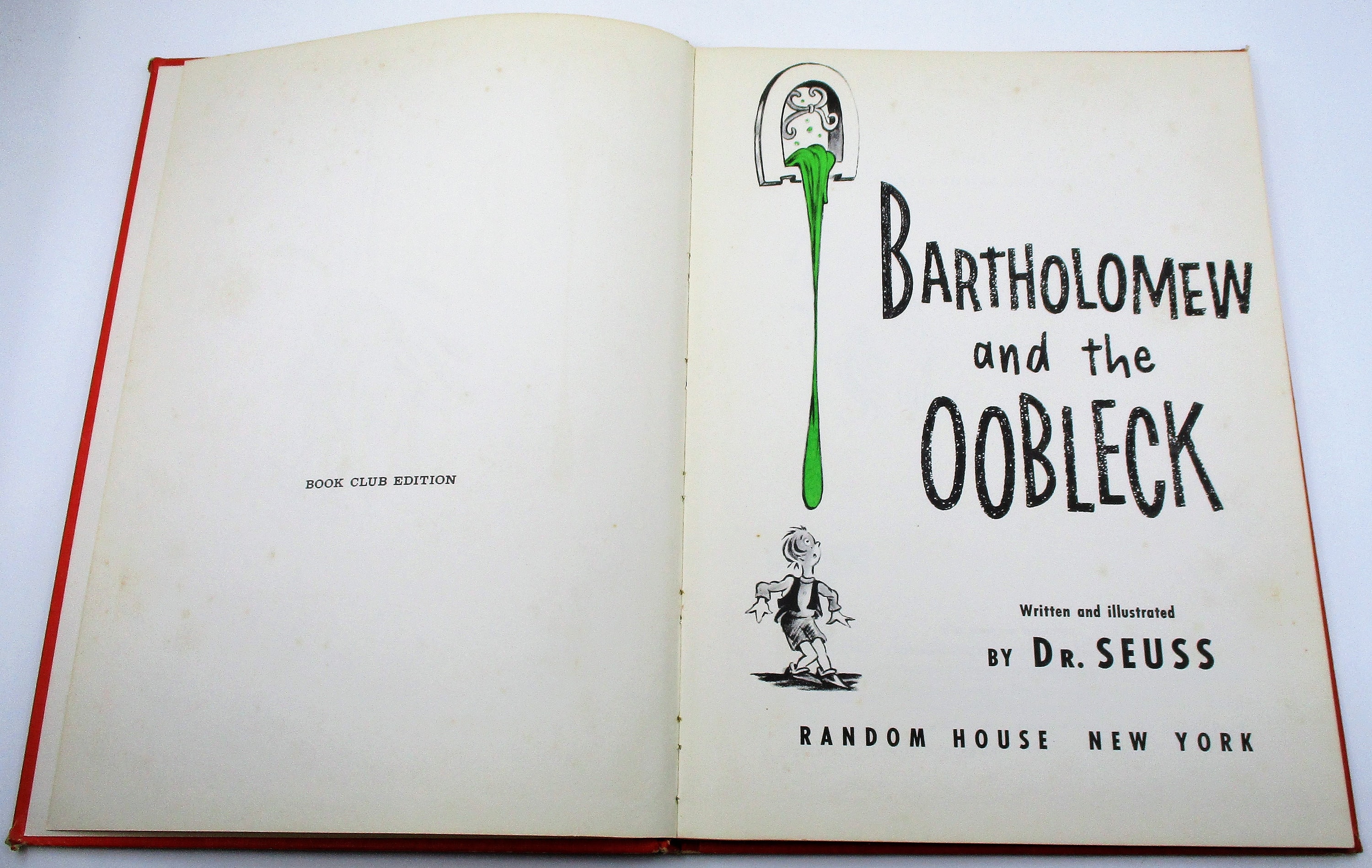 1949 Bartholomew and the Oobleck, Early Hardcover Dr. Seuss Children's ...