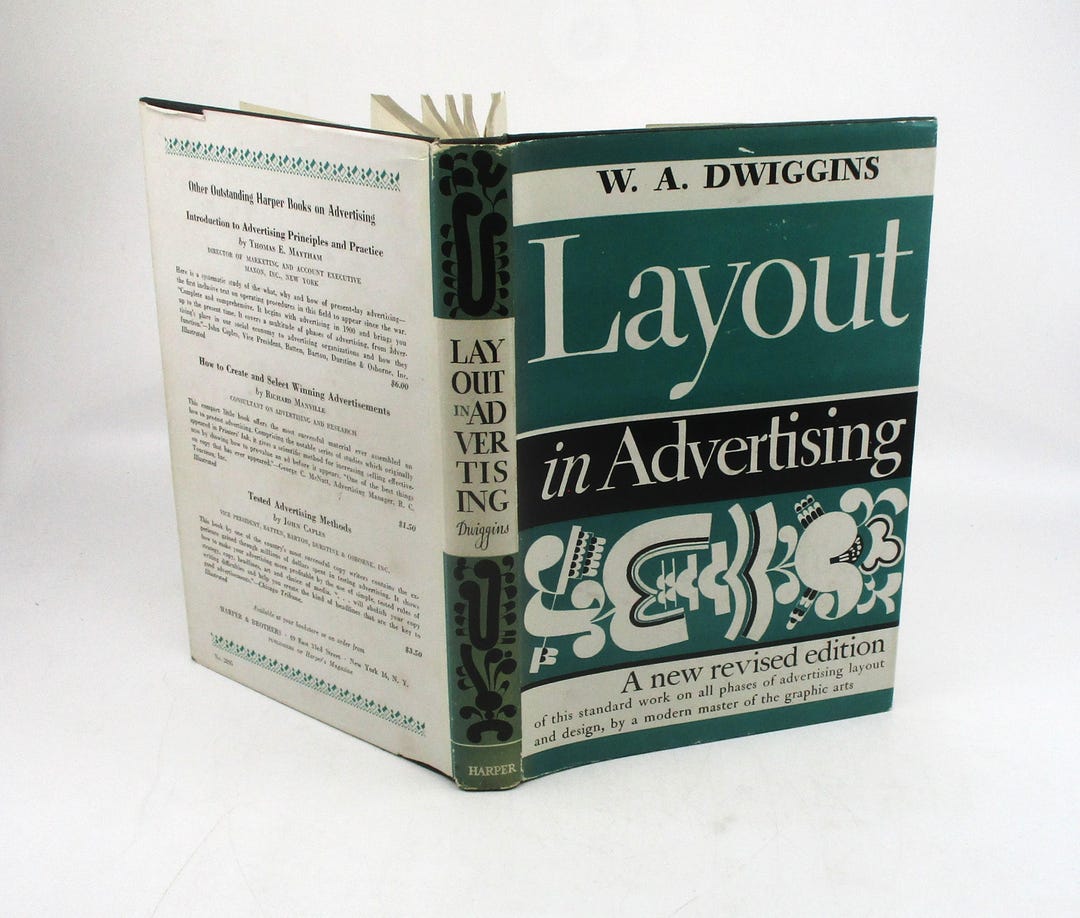 1948 Layout in Advertising, Letters, Lettering, Printing Press ...