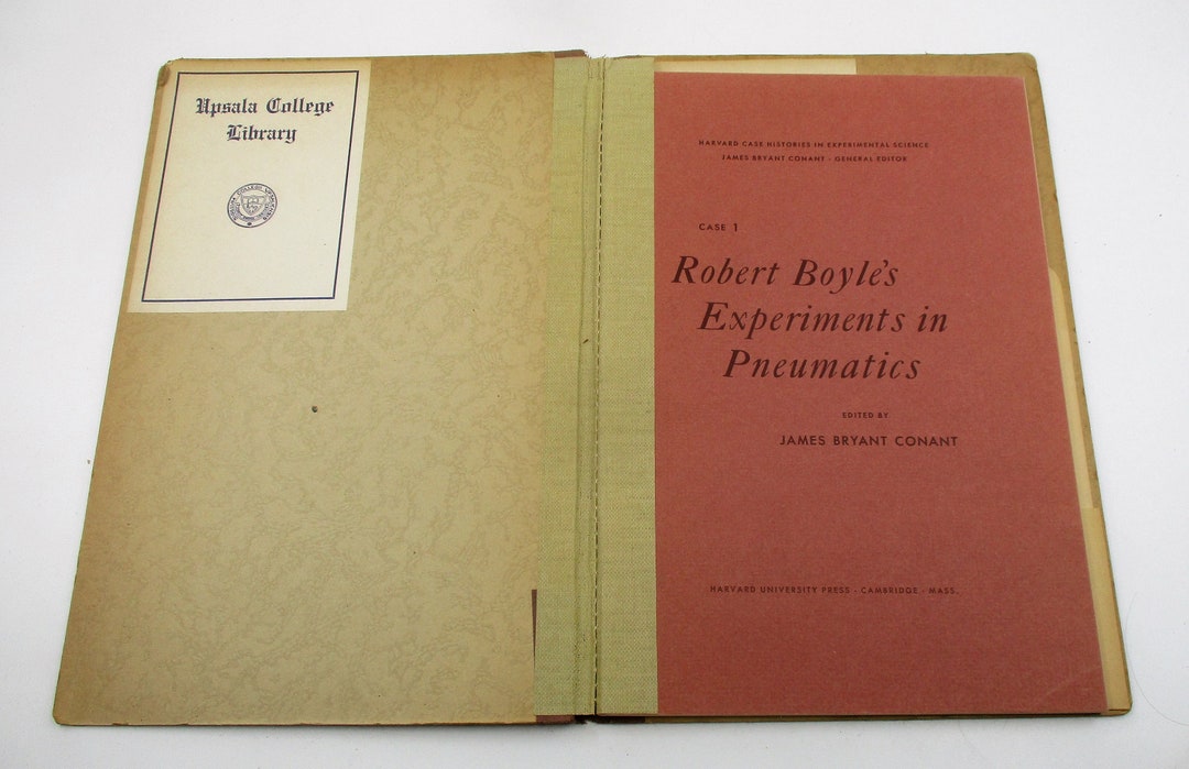 1950 Robert Boyle's Experiments in Pneumatics, Mid Century Physics and ...