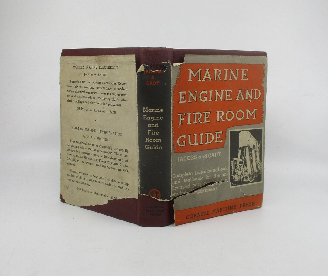 1944 Marine Engine and Fire Room Guide, Marine Machinery, Physics ...