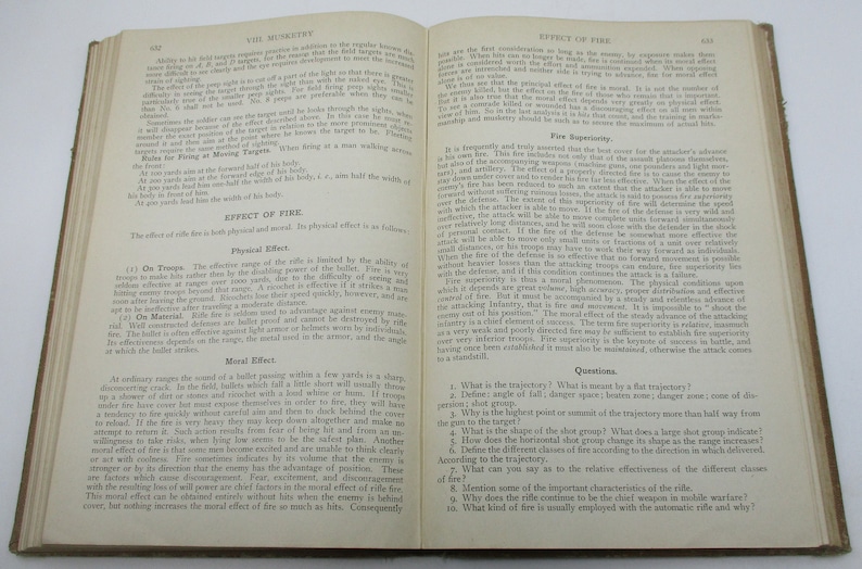 1925 ROTC US Army Infantry Training Manual: Antiquarian Military ...