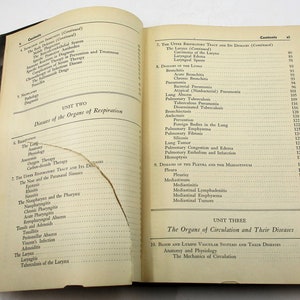 1946 Essentials of Medicine, Nursing School Textbook, Vintage Anatomy ...