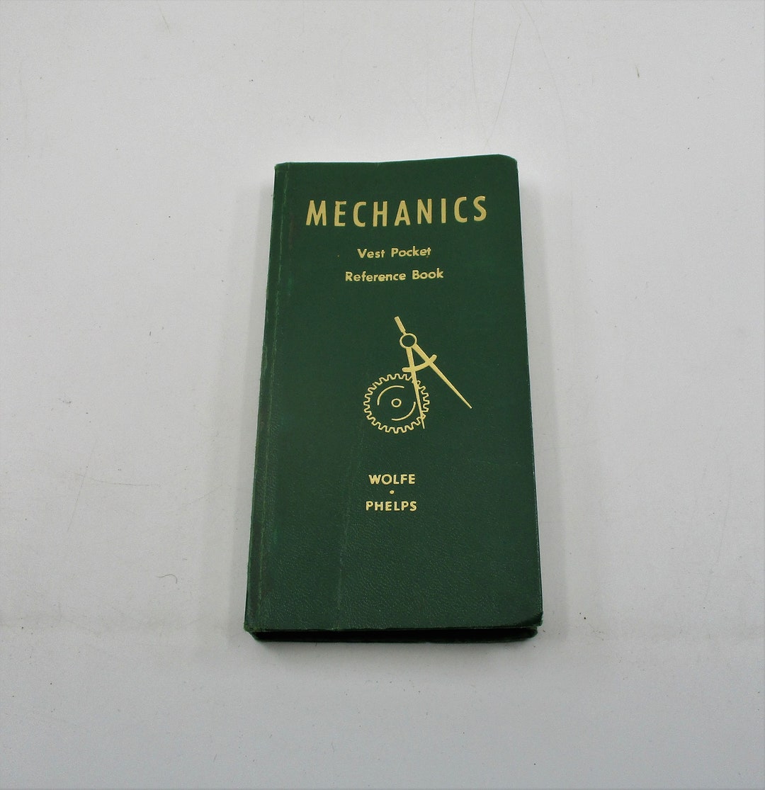 1945 Mechanics Vest Pocket Reference Book: Ford Apprentice School - Etsy
