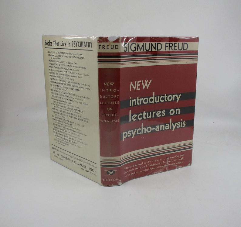 1933 Sigmund Freud Book, New Introductory Lectures on Psychoanalysis ...