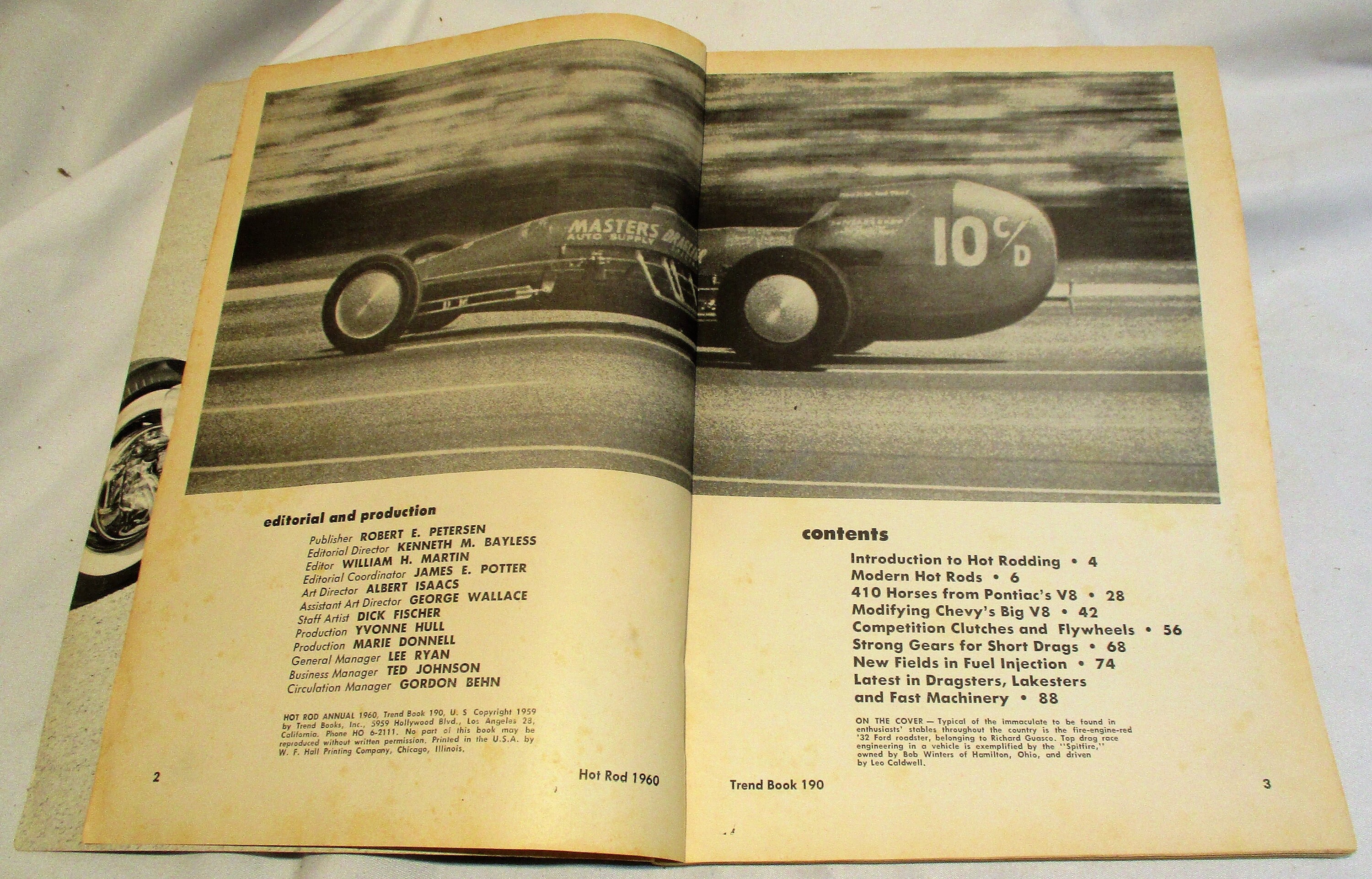 1960 Hot Rod Handbook, Vintage Mid Century Car Rat Rod Retro Petroliana ...
