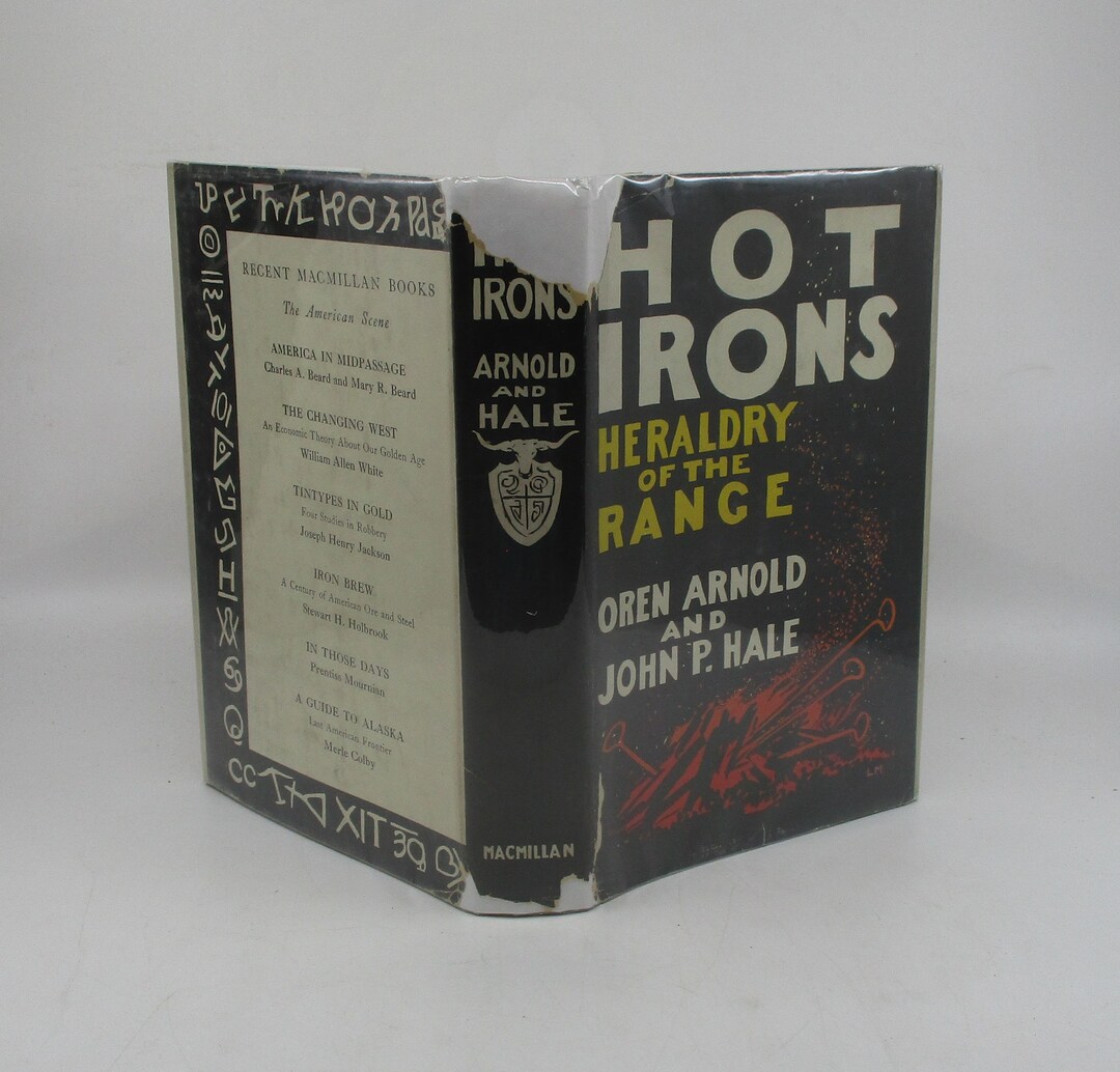 Hot Irons 1940 1st Edition: Cattle Brands & Ranching History Book - Etsy