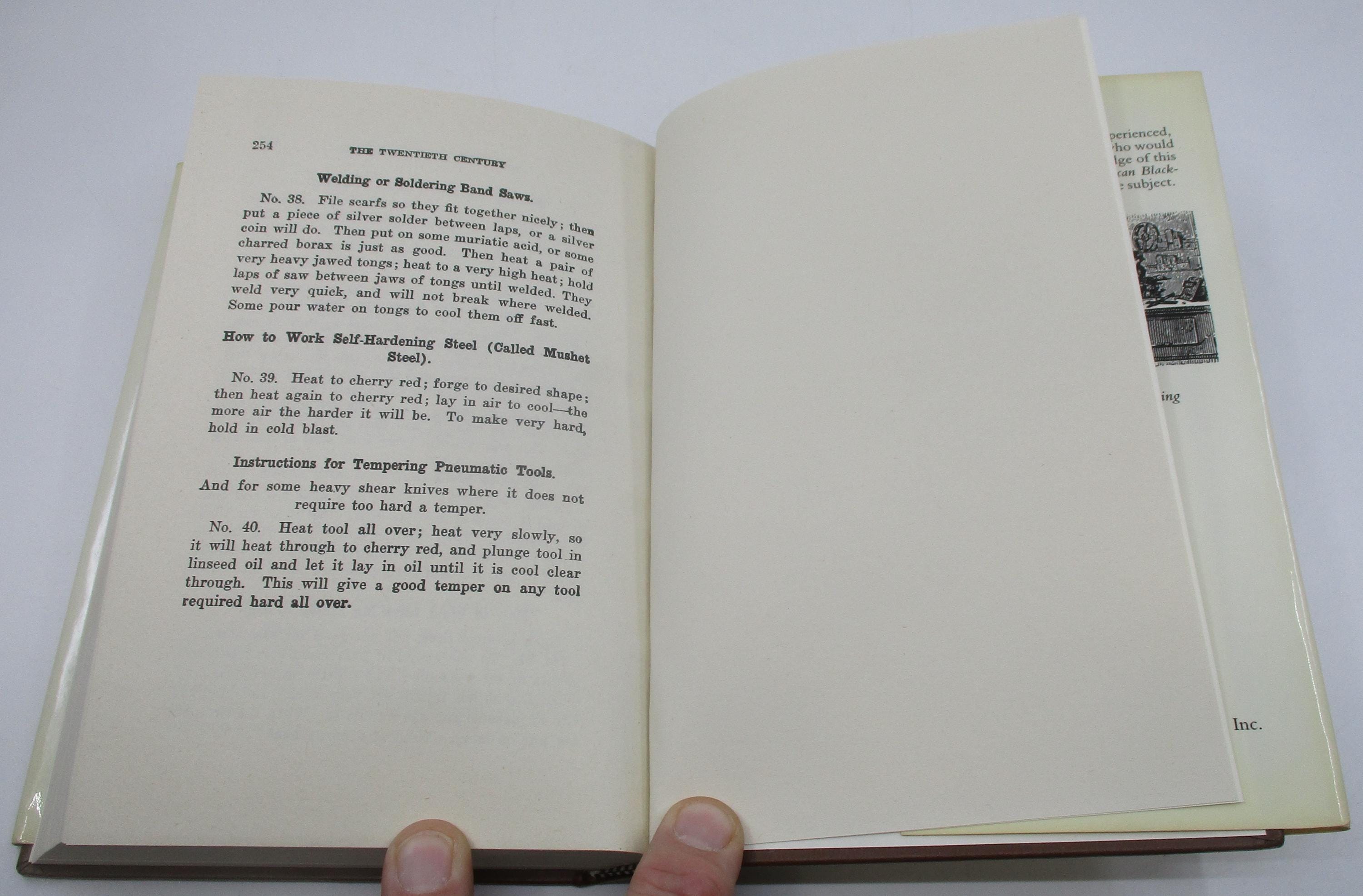 1982 Blacksmithing Manual: Toolsmith & Steelworker Handbook - Etsy