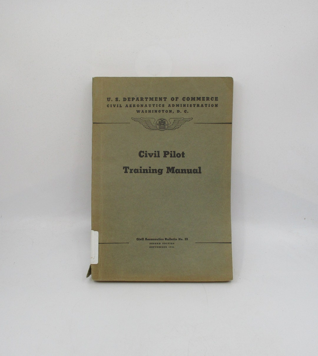 1941 Aviation Book, Civil Pilot Training Manual, Early Flying ...
