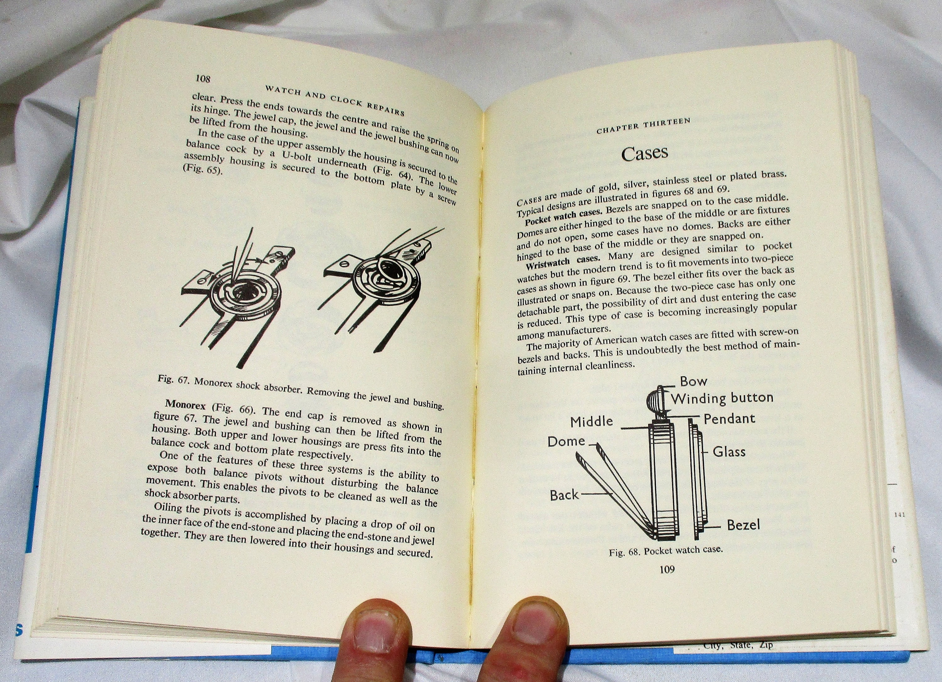 1974 Handbook of Watch and Clock Repair Book Old Reference - Etsy