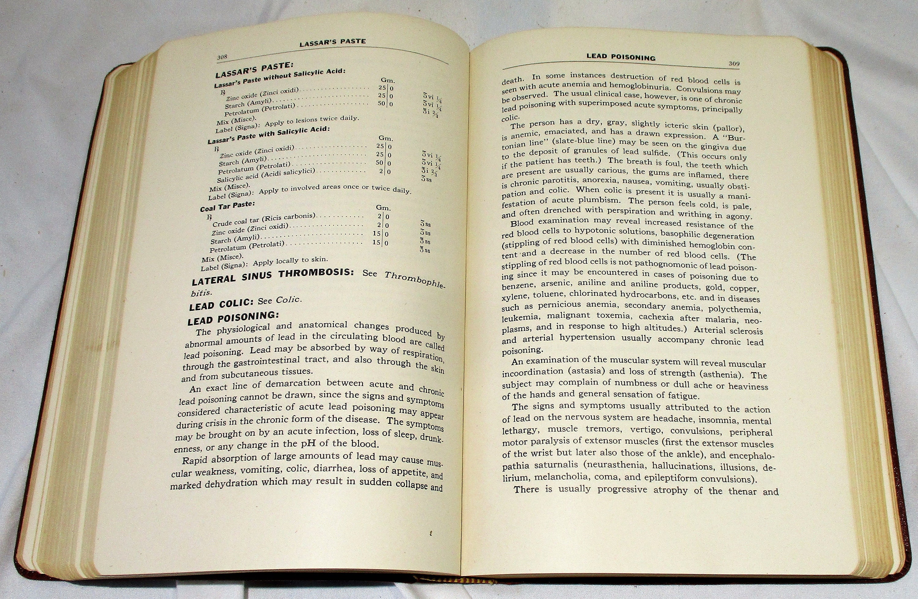 1948 Handbook of Treatment & Medical Formulary, Materia Medica Book ...