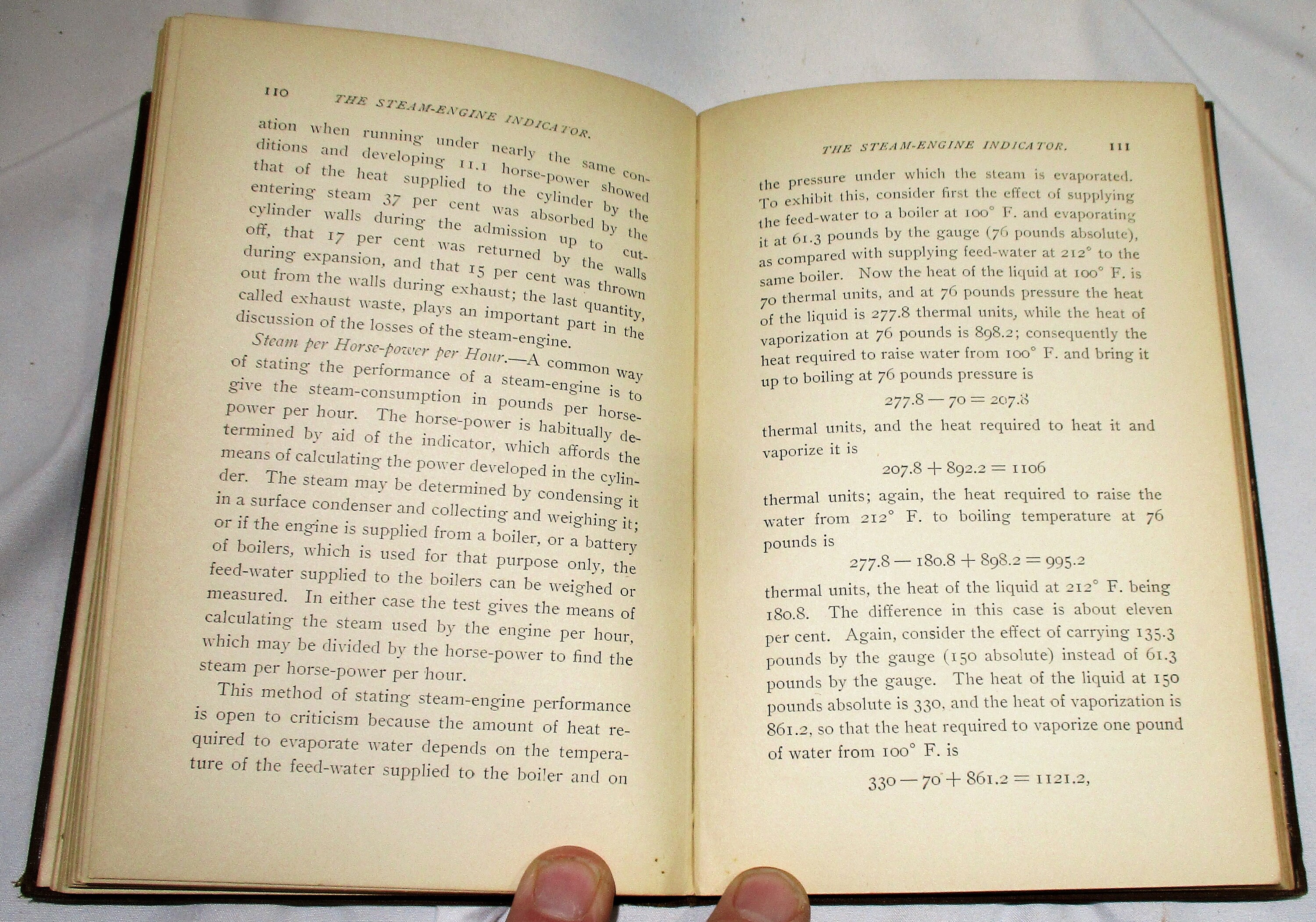 1900 Steam Engine Indicator, First Edition, Antiquarian Book ...