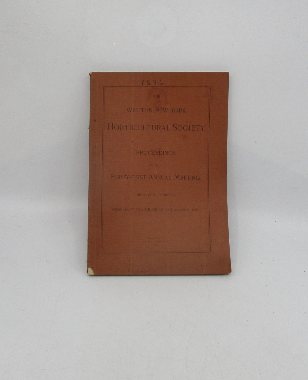1896 Western New York State Horticultural Society Annual Meeting ...