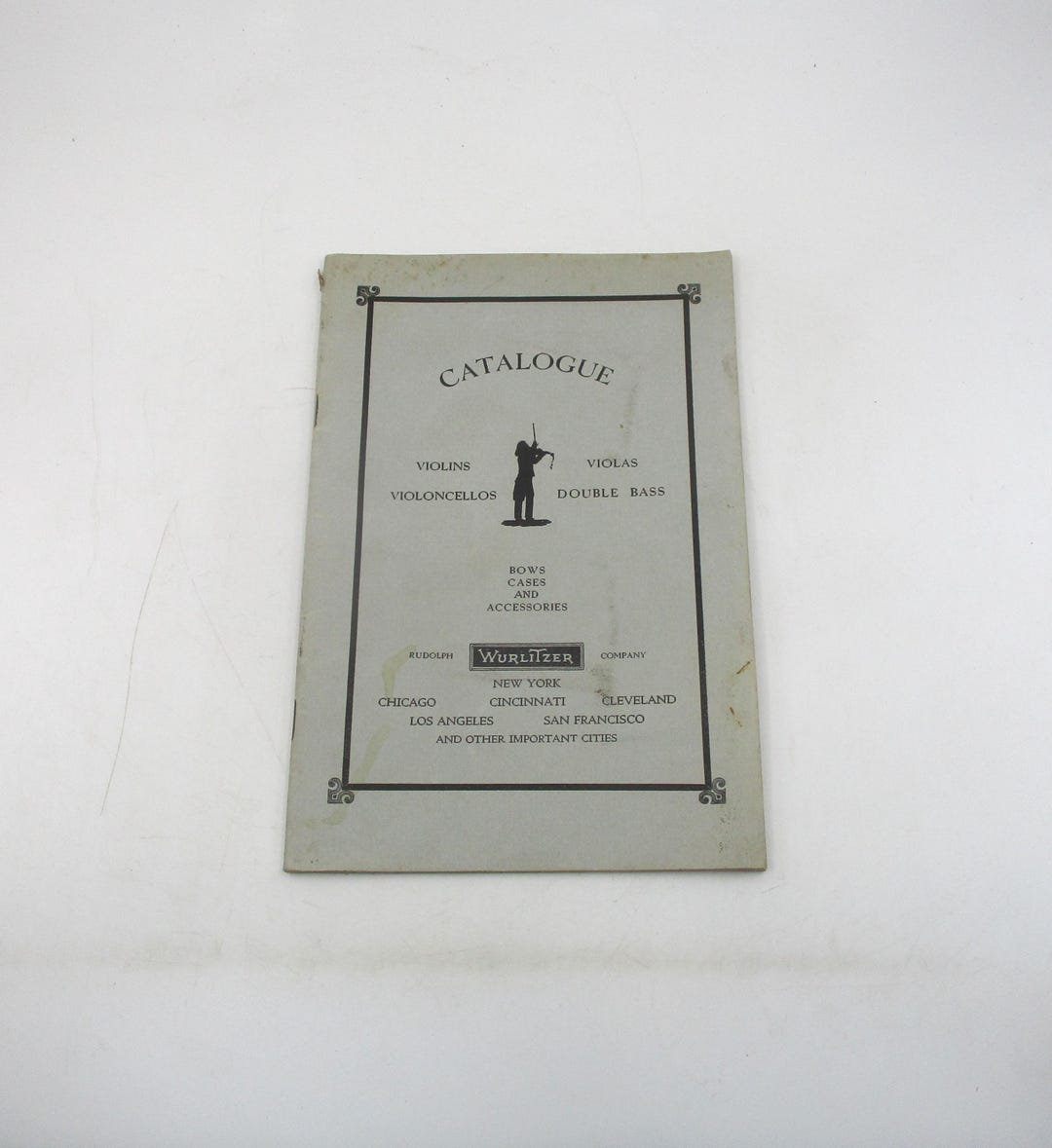 1936 Wurlitzer Instrument Catalog: Violins, Cellos, Bass - Etsy