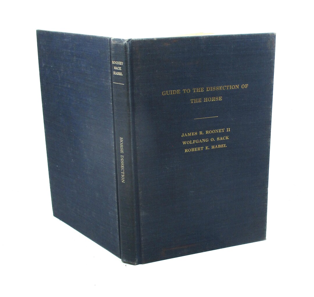 1969 Guide to the Dissection of the Horse, Veterinary Medicine ...