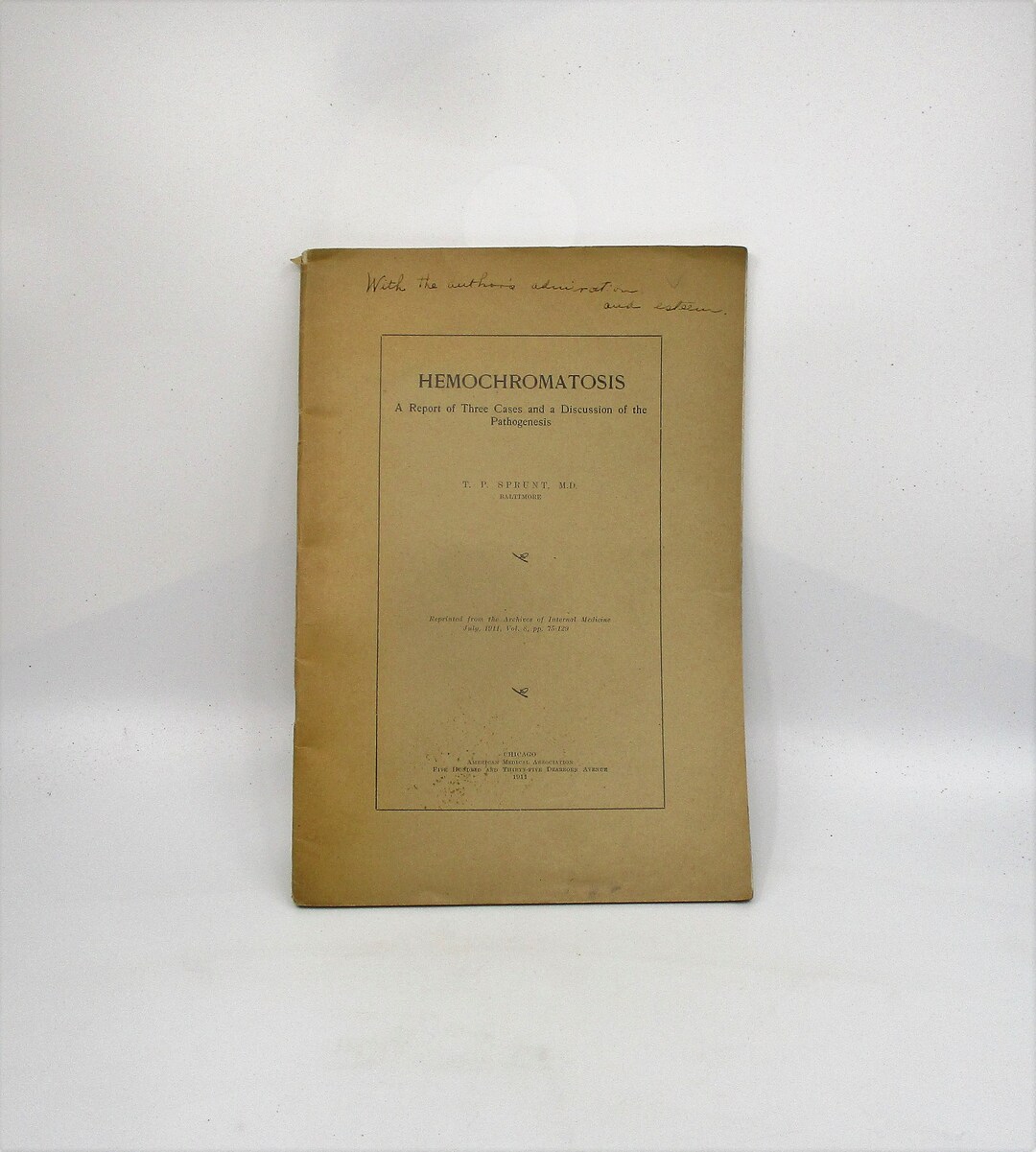 1911 Hemochromatosis Booklet, Blood Disorders, Hematology, Anatomy ...