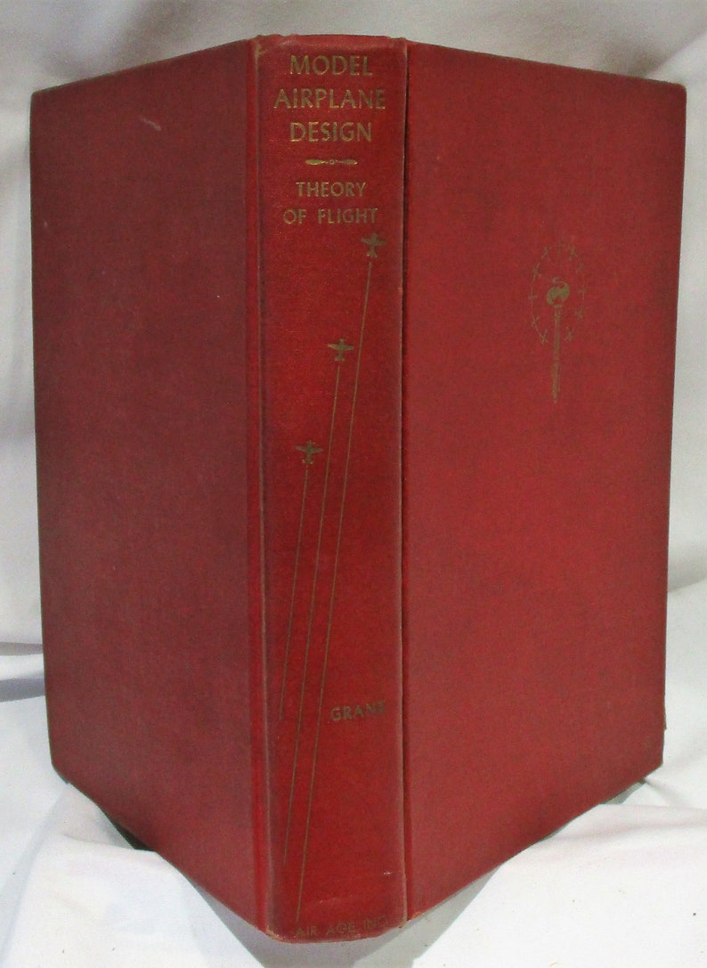 1943 Model Airplane Design and Theory of Flight Book of Model - Etsy