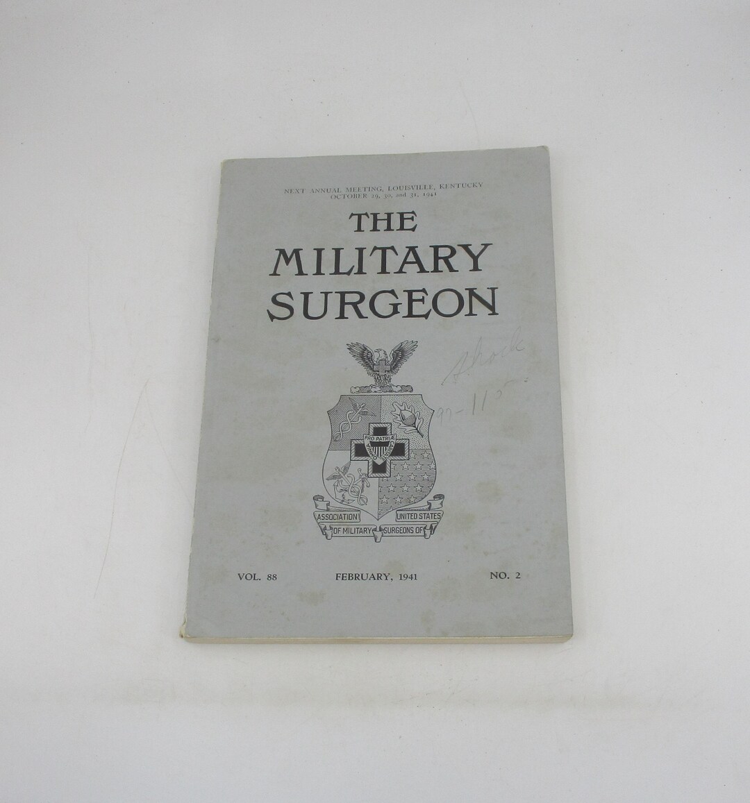 1941 Military Surgeon, World War 2 Era American Military Medicine ...