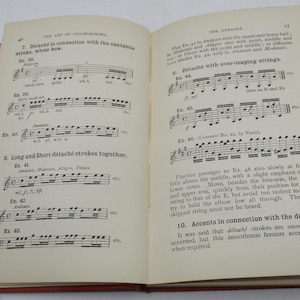 Undated the Art of Violin Bowing, Late 19th or Early 20th Century Music ...