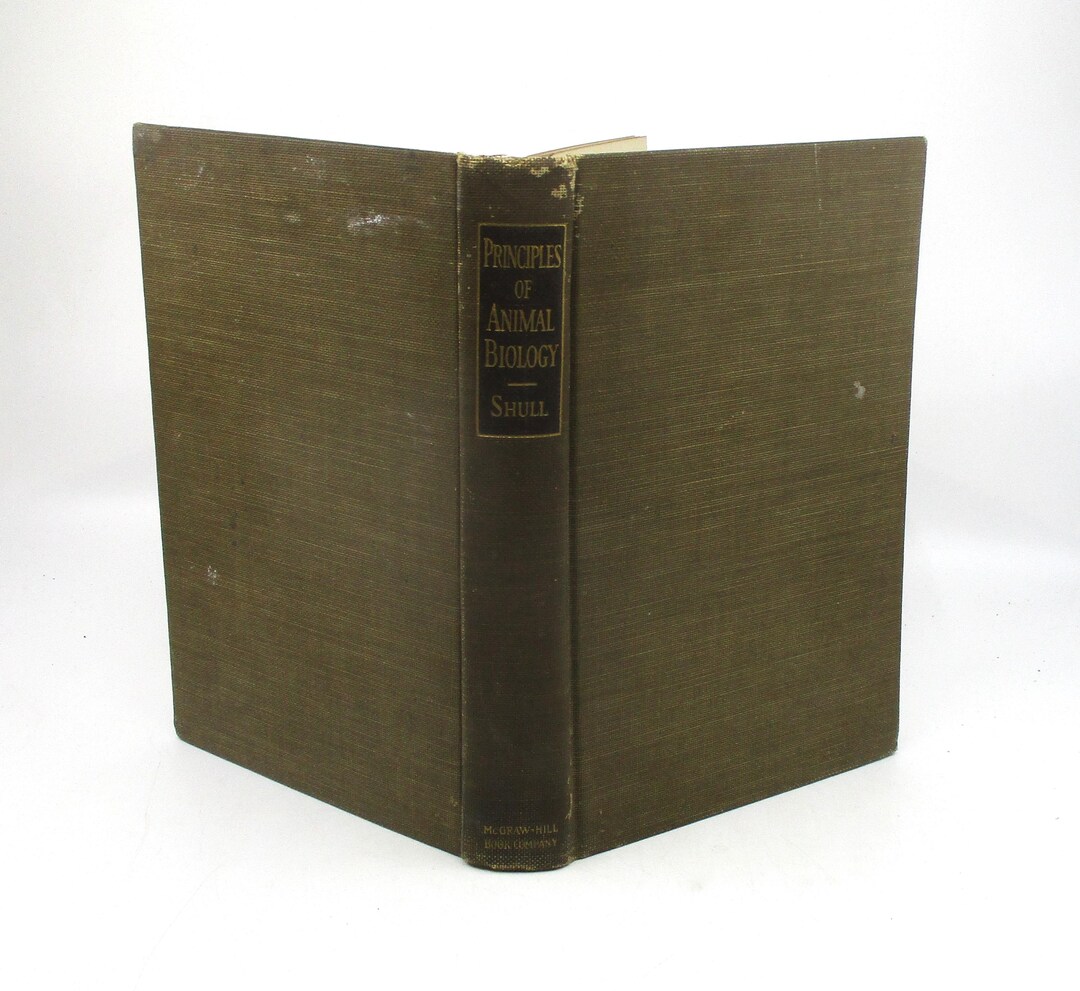 1920 Principles of Animal Biology, Natural Sciences, Zoology, Evolution ...