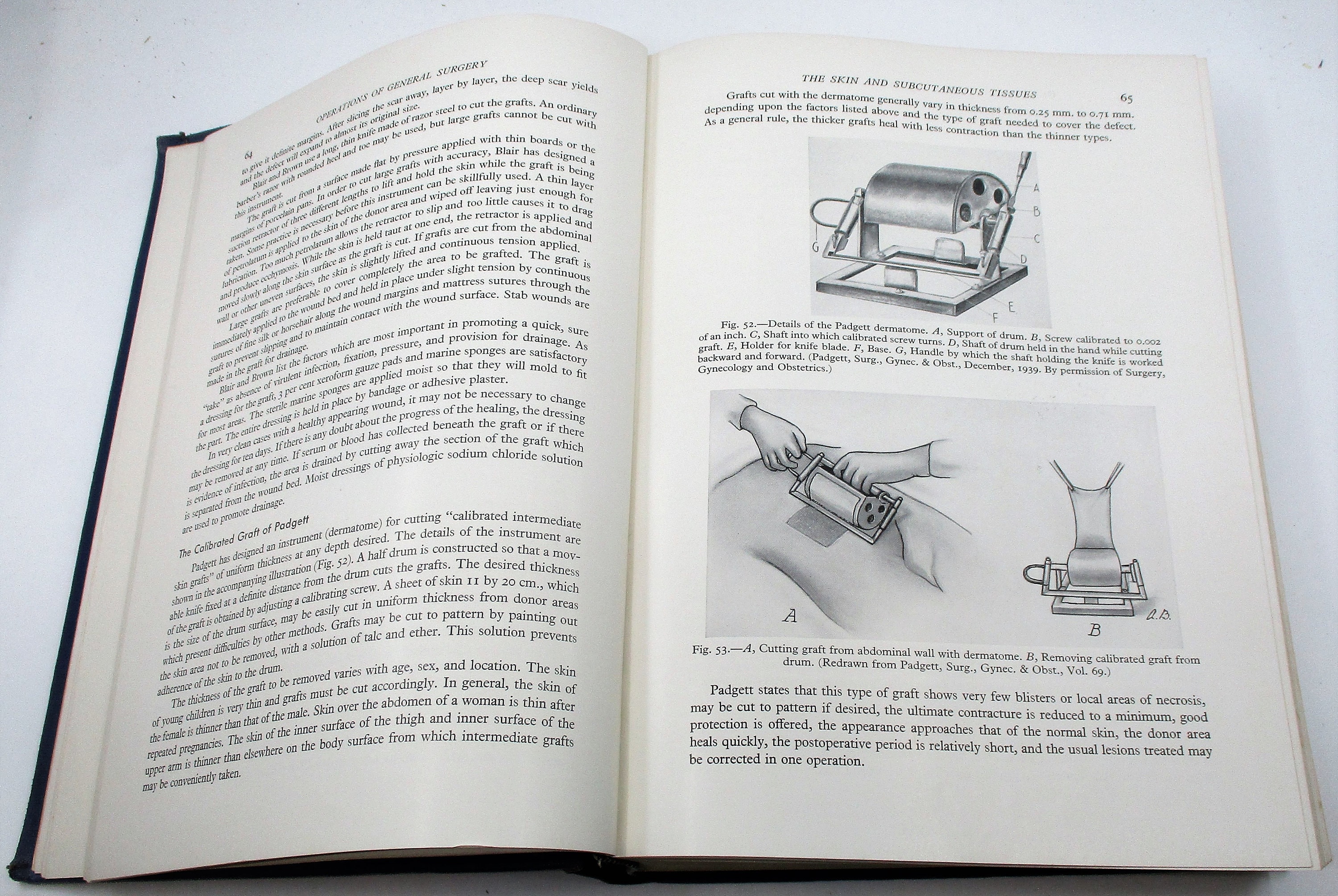 1951 Operations of General Surgery, Vintage Medical School Textbook ...