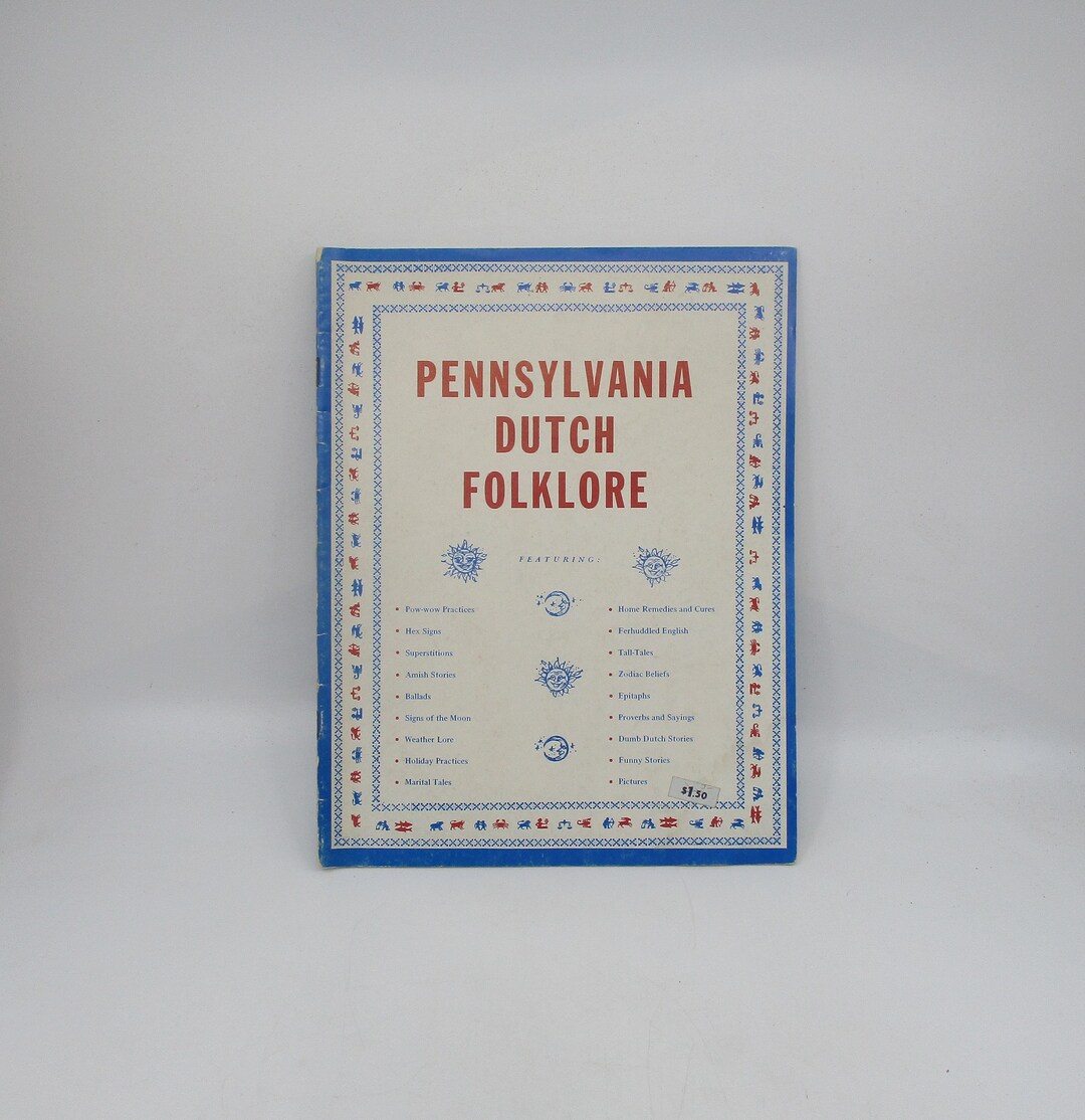 1975 Pennsylvania Dutch Folklore Vintage Mid Century Amish and ...