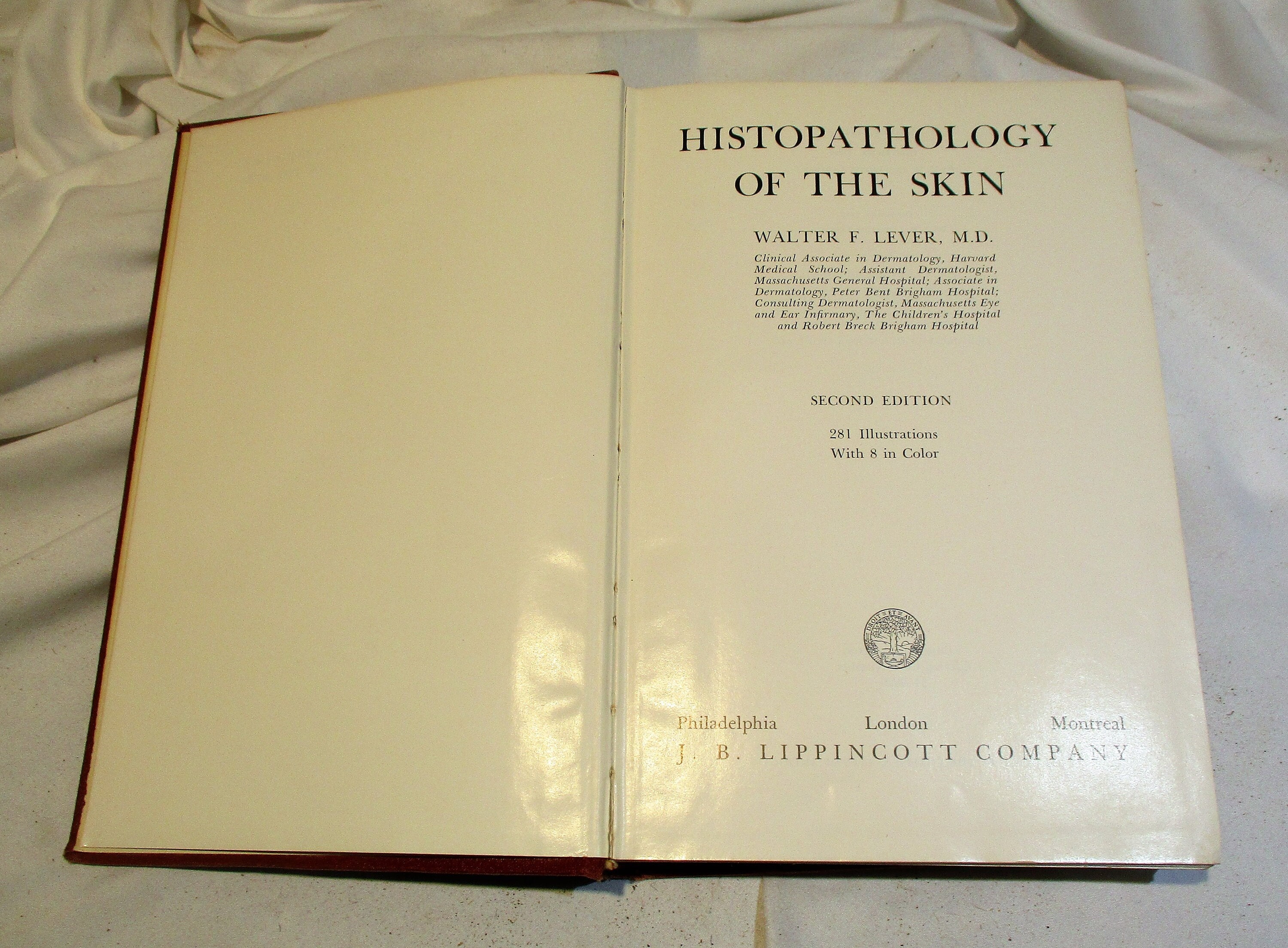 1954 Histopathology of the Skin, Vintage Dermatology Medicine Book ...