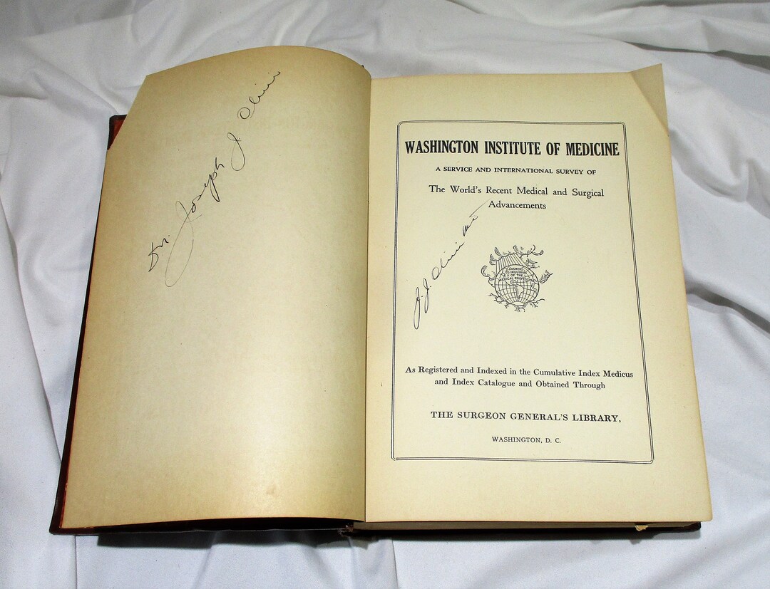 1940s Surgeon General Report Updates, Medical Research Journal, Old ...