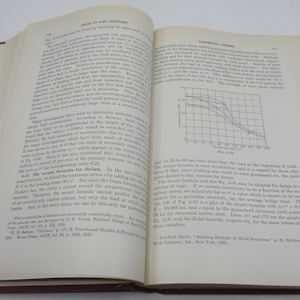 1957 Architectural and Civil Engineering Book, Design of Steel ...