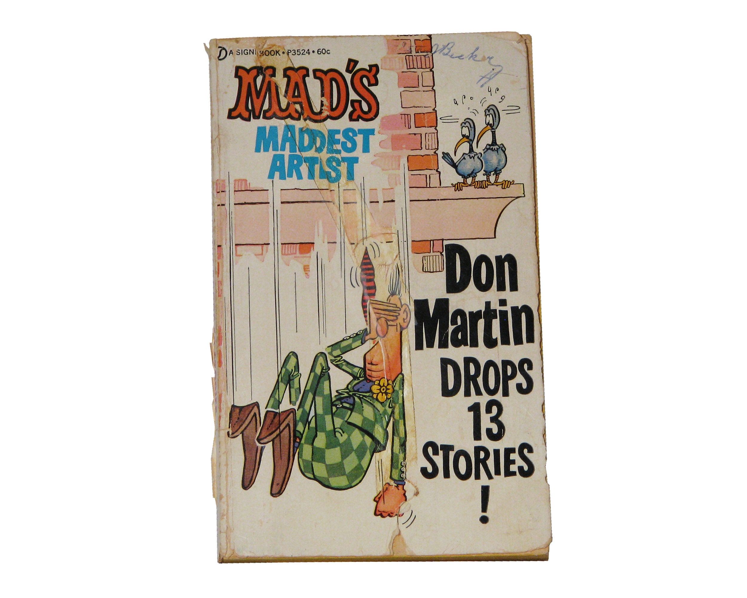 1965 Mad's Maddest Artist - Don Martin Drops 13 Stories (paperback) - Etsy
