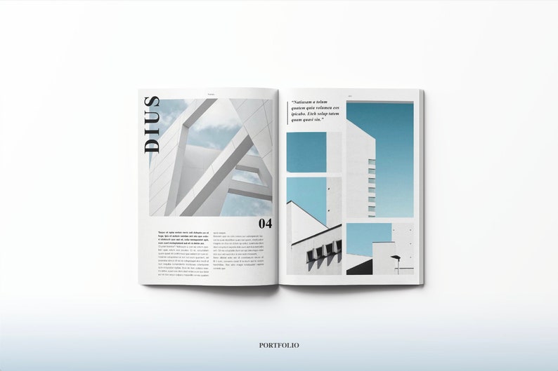 Architecture Portfolio Indesign Template - Etsy